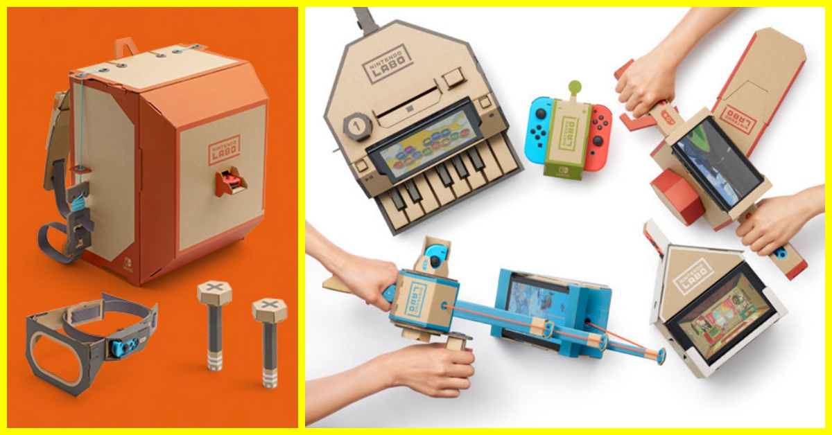 任天堂即將引爆熱潮的產品就是它！最新體感遊戲「Nintendo Labo」創造更多可能 | Nintendo Labo、Nintendo ...