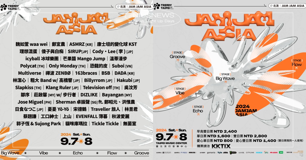 2024 TRENDY TAIPEI 潮臺北 - JAM JAM ASIA | 北流、TRENDY TAIPEI、JAM JAM ASIA、TAIPEI MUSIC EXPO (TMEX ...